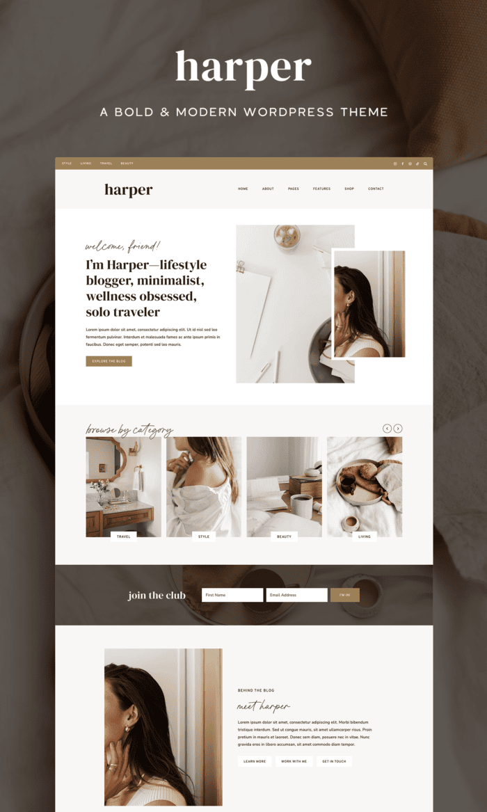 Say Hello to Harper, Now Redesigned for Kadence · 17th Avenue Designs